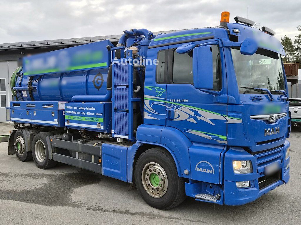 MAN TGX 26.460 *6x2 *GAMON Vac Plus *High Pressure *Tipp *Hose 80m autofekalac