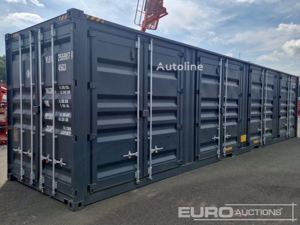 Prodaje se 40' x 8' HC Container, One Side 4 Doors, One End Door, Side kontejner 40 stopa na aukciji
