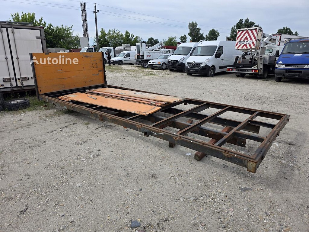 Flatbed without floor plate - 6,2m karoserija s ravnom platformom