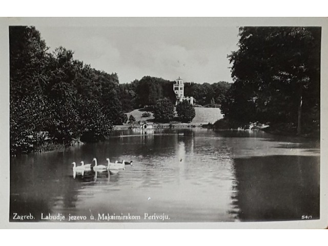 Razglednica `ZAGREB` Kraljevina Jugoslavija
