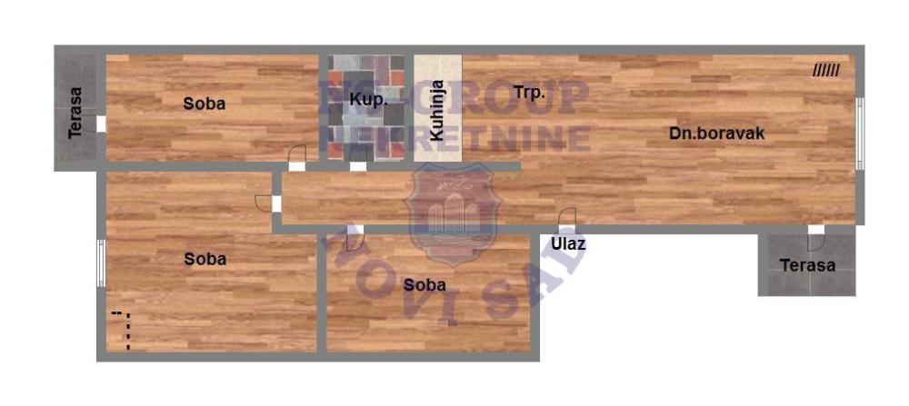 Četvorosoban stan na prodaju, 69m2, 141.000€