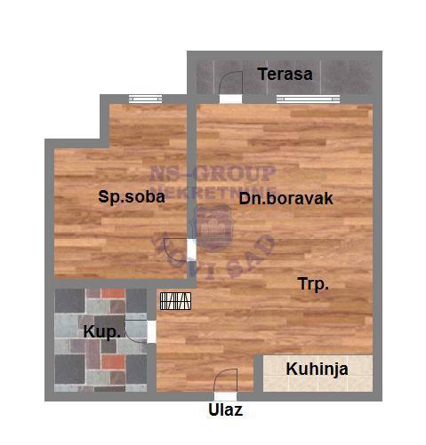 Dvosoban stan na prodaju, 40m2, 103.460€
