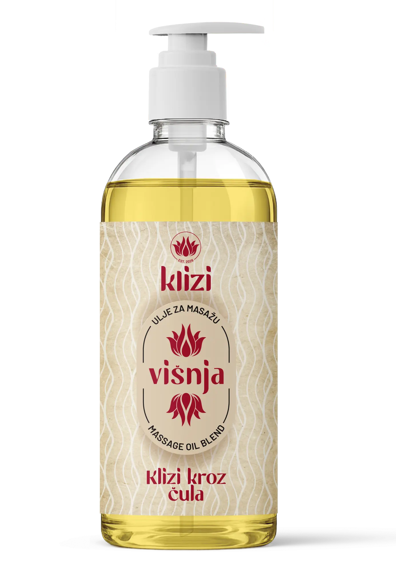 Ulje za masažu Visnja - KLIZI 1000 ML