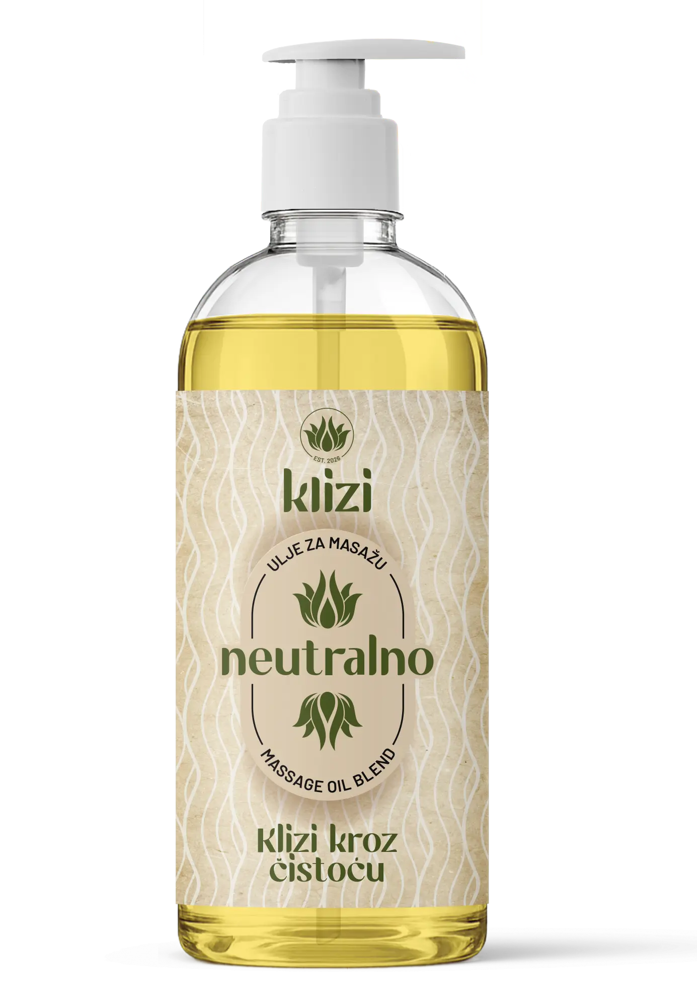 Ulje za masažu Neutralno - KLIZI 1000 ML