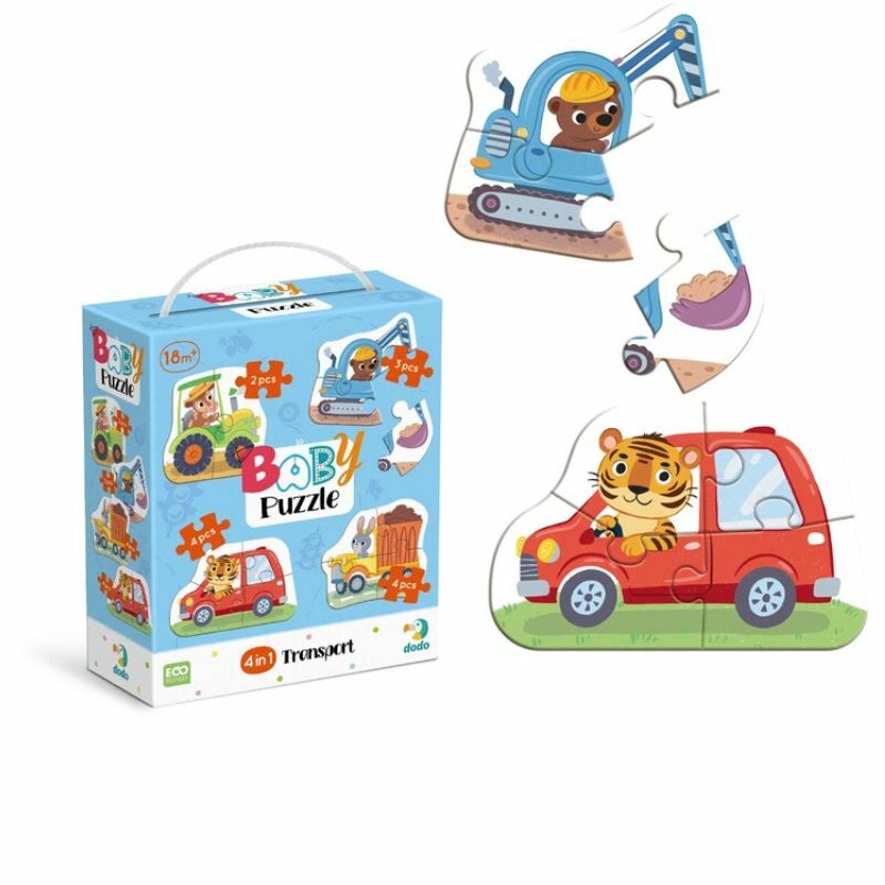 BABY PUZZLE 4U1 TRANSPORT 300685