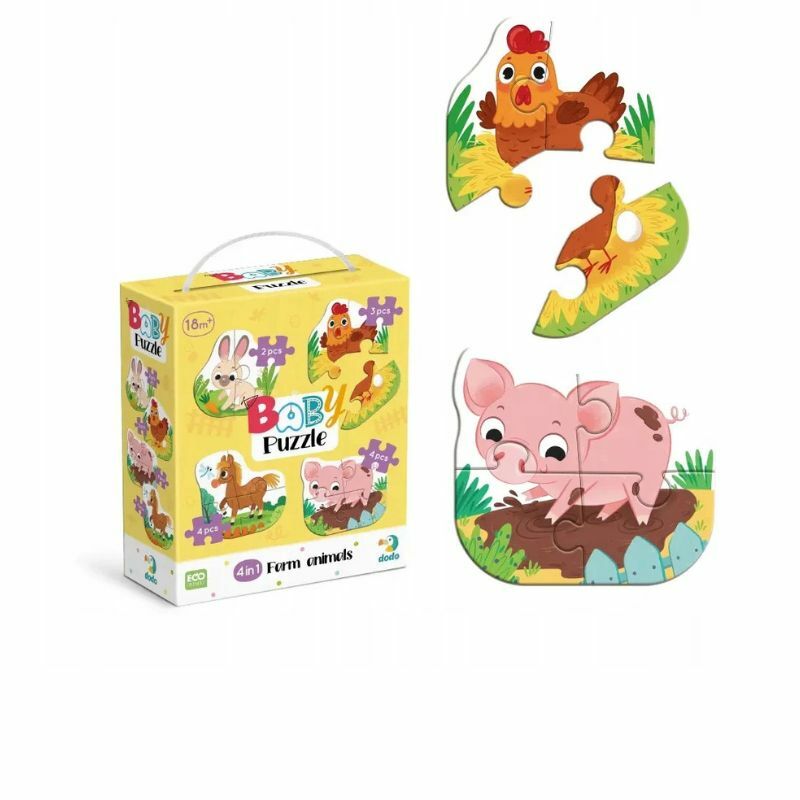 BABY PUZZLE 4U1 DOMACE ZIVOTINJE 300686