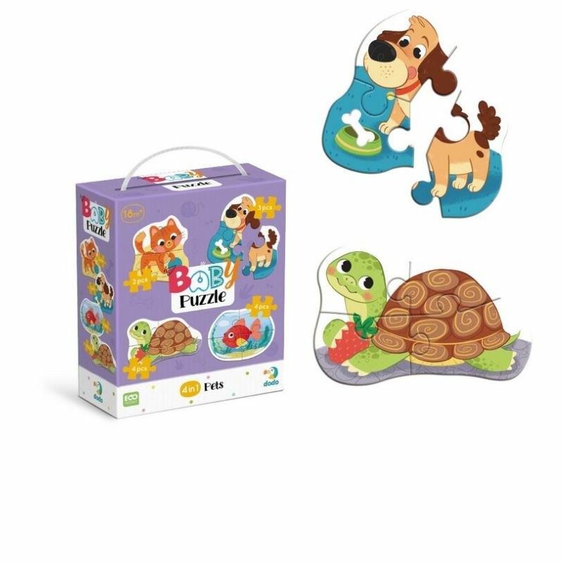 BABY PUZZLE 4U1 LJUBIMCI 300688