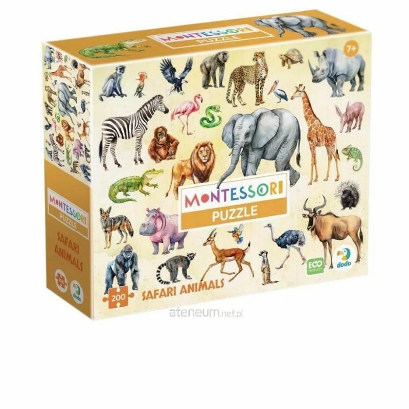MONTESORI PUZZLE SAFARI 200PCS 300637