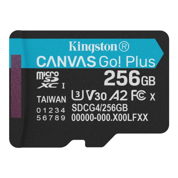 Kingston 256GB microSDXC Canvas Go Plus Gen4 memorijska kartica SDCG4/256GBSP