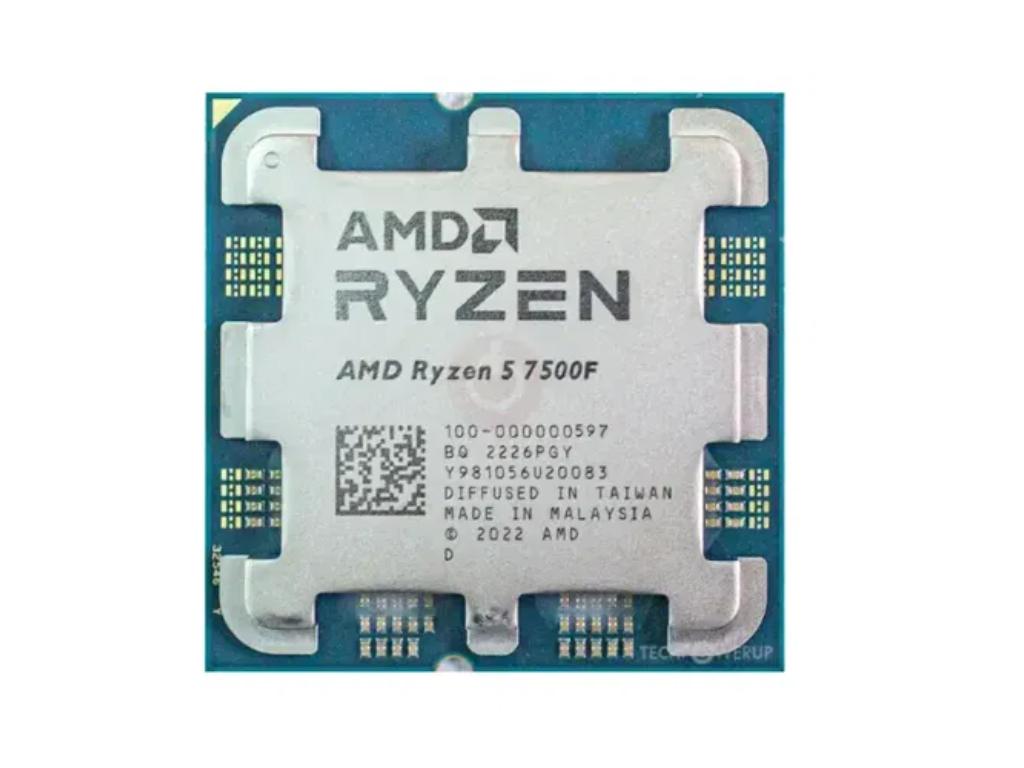 Procesor AMD Ryzen 5 7500F/6C/12T/5.2GHz/38MB/65W/AM5/TRAY