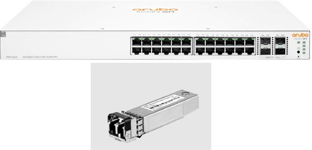 NET HPE Aruba IOn 1930 24G 4SFP/SFP+ PoE 195W JL683B + modul