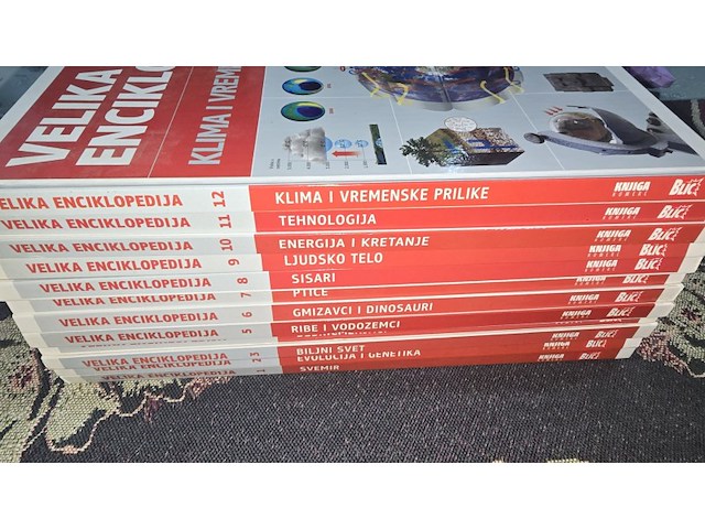 Velika enciklopedija, komplet 1-12