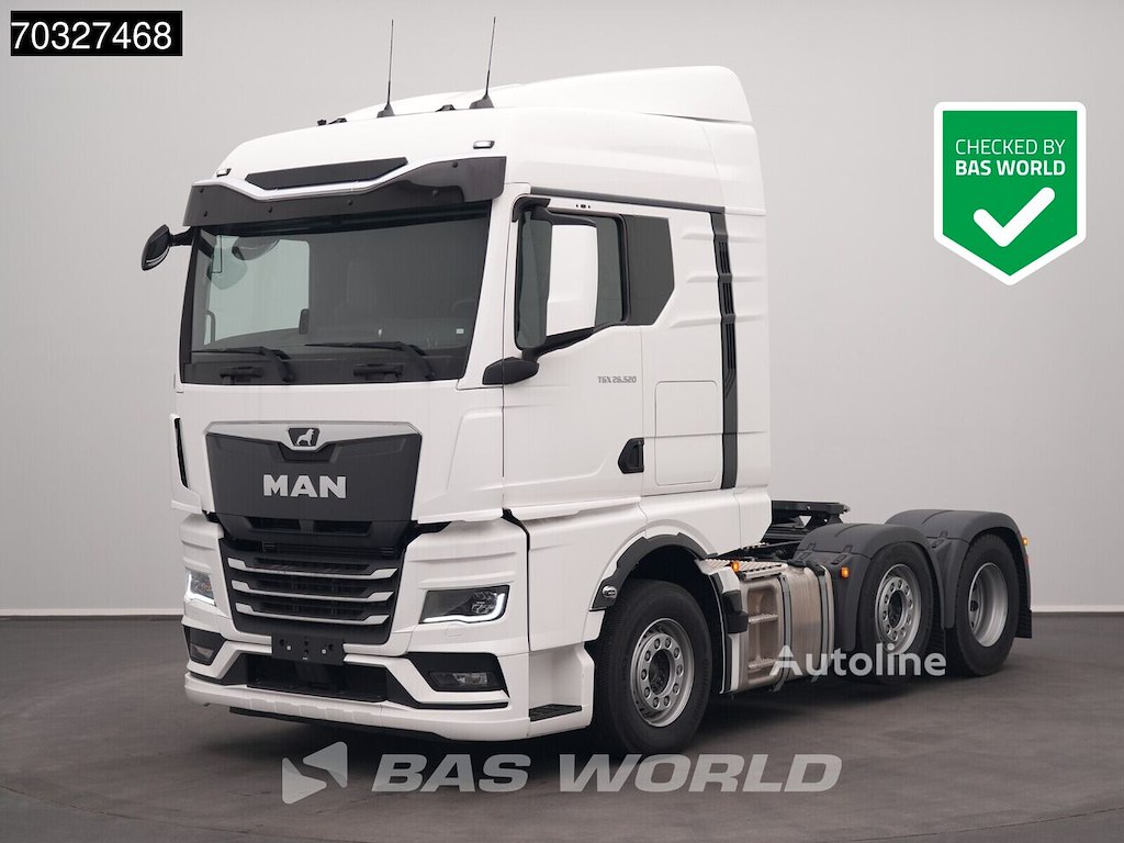 Novi MAN TGX 26.520 6X2 NEW! GM Lift+Steering axle Parkingcooler Retarder tegljač
