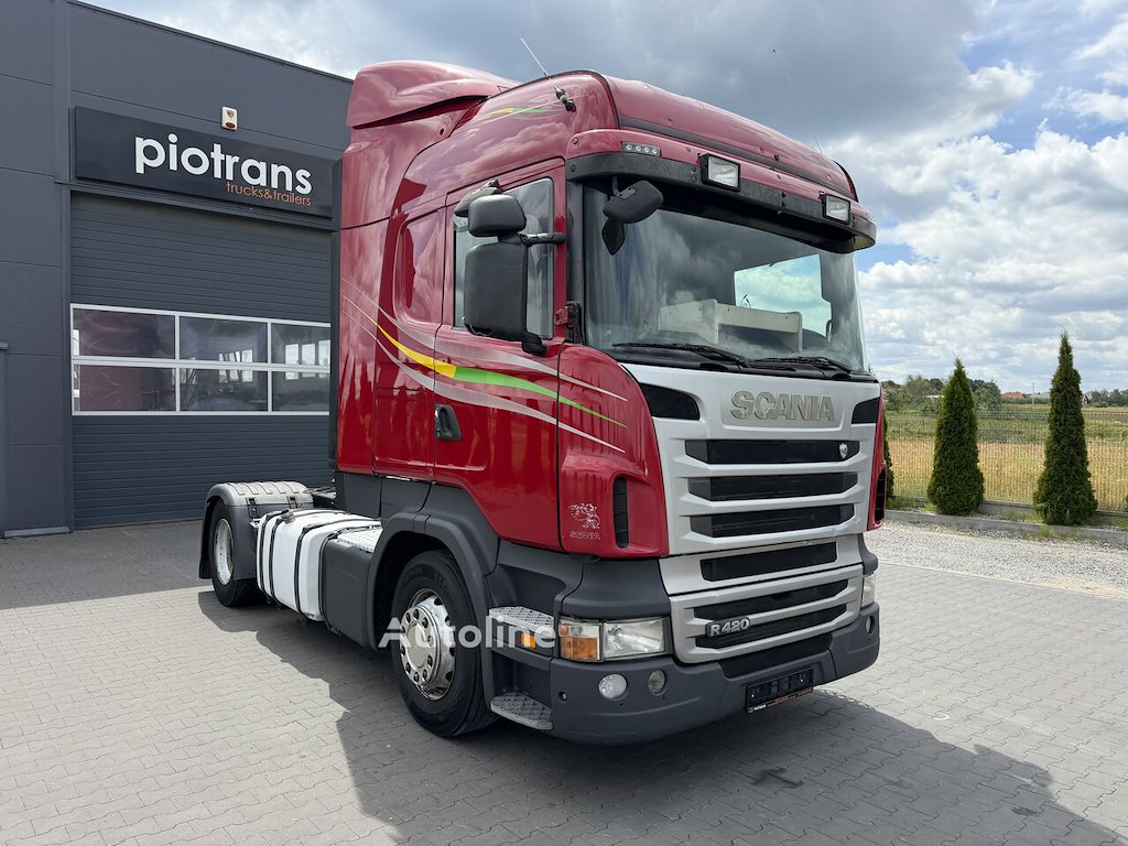 Scania R420 / RETARDER / RESOR / PODUSZKA / 2012 / TOP tegljač