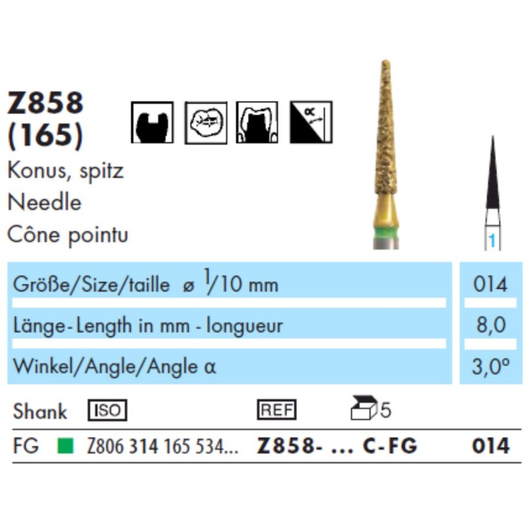 BORER ABAKUS 858 FISURNI
