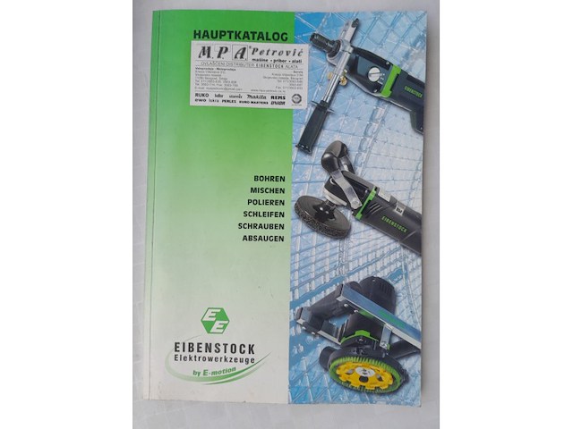 eibenstock katalog nemacki jezik