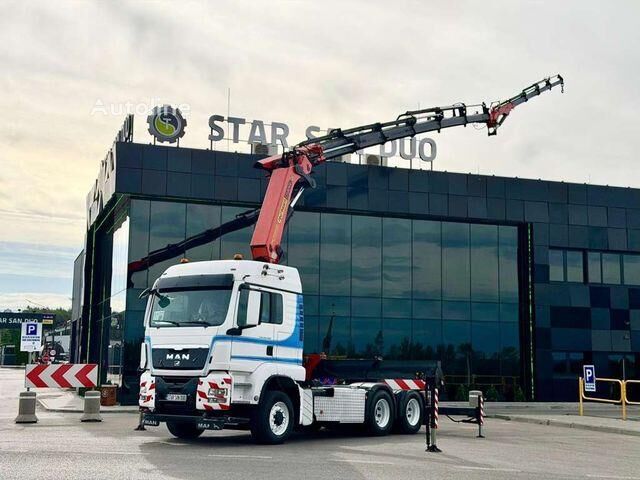 MAN TGS 26.480 6x6H PALFINGER PK 44002 FLY JIB WINC tegljač