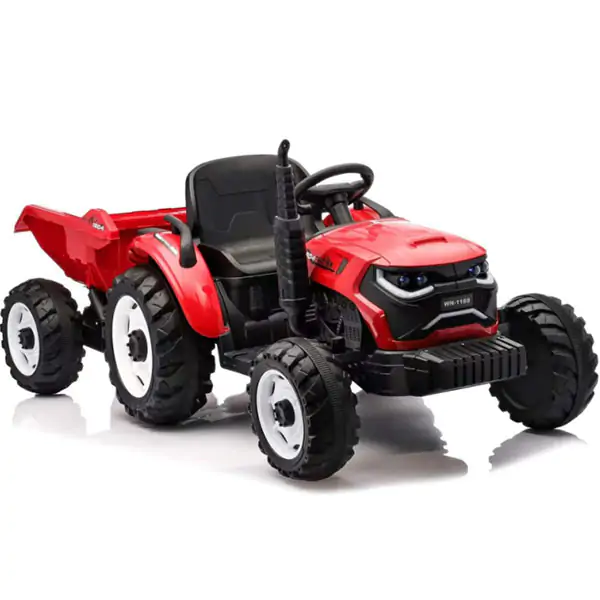 Traktor 12v 10ah 2motora sa prik. MB0068 CRVENA