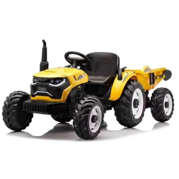 Traktor 12v 10ah 2motora sa prik. MB0068 ŽUTA