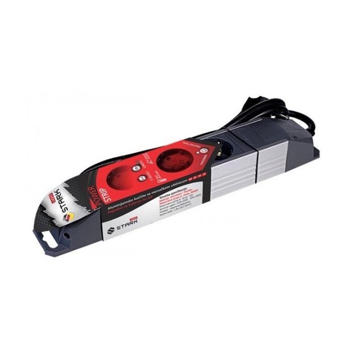 ŠTARK Light Produžni kabl ALU 1.8m, 3 utičnice
