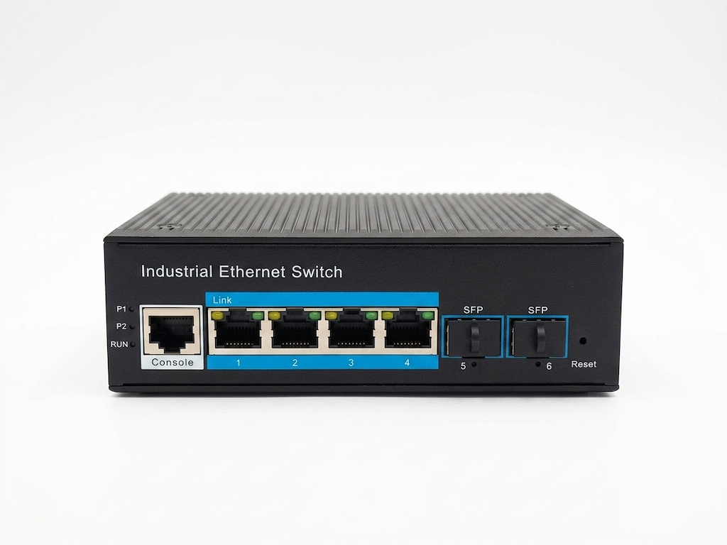 ExeLink ISG2506 upravljivi industrijski switch 4*10/100/1000 Base-T ports 2-1000 Base-X SFP ports