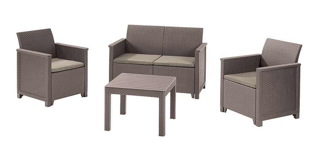 Baštenski Set Elodie 2 Seater, Kapućino