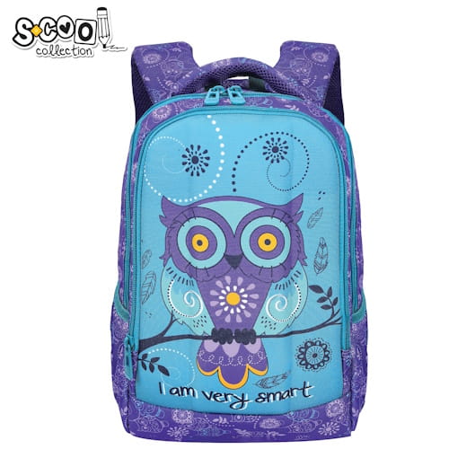 Ranac ojačana leđa sa čvrstim prednjim džepom Owl 40*29*14cm SC3319 NS34839