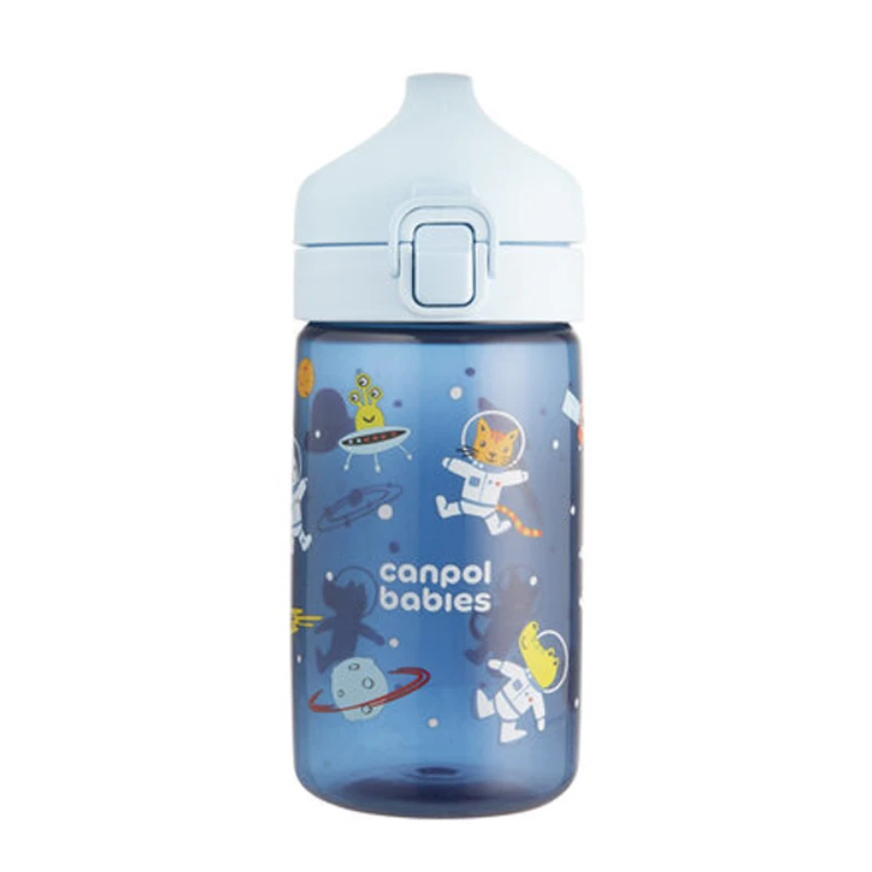 Canpol Babies sportska flašica Junior Blue 400ml, 2g+