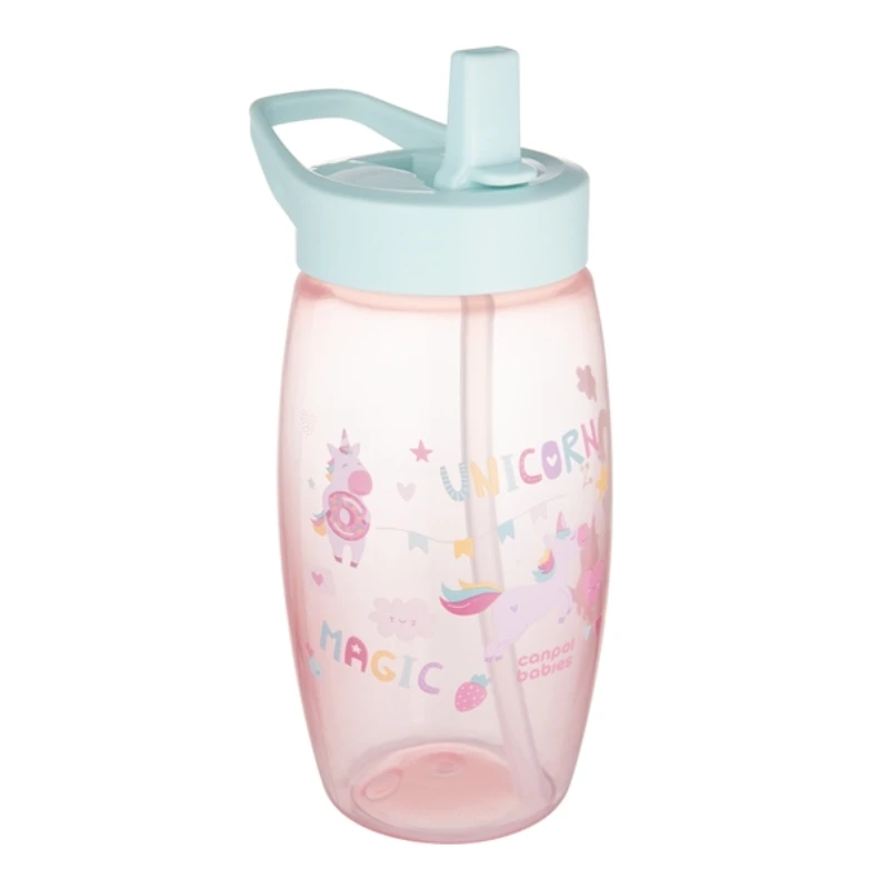 Canpol Babies šolja sa savitljivim kljunom 400ml, Roze
