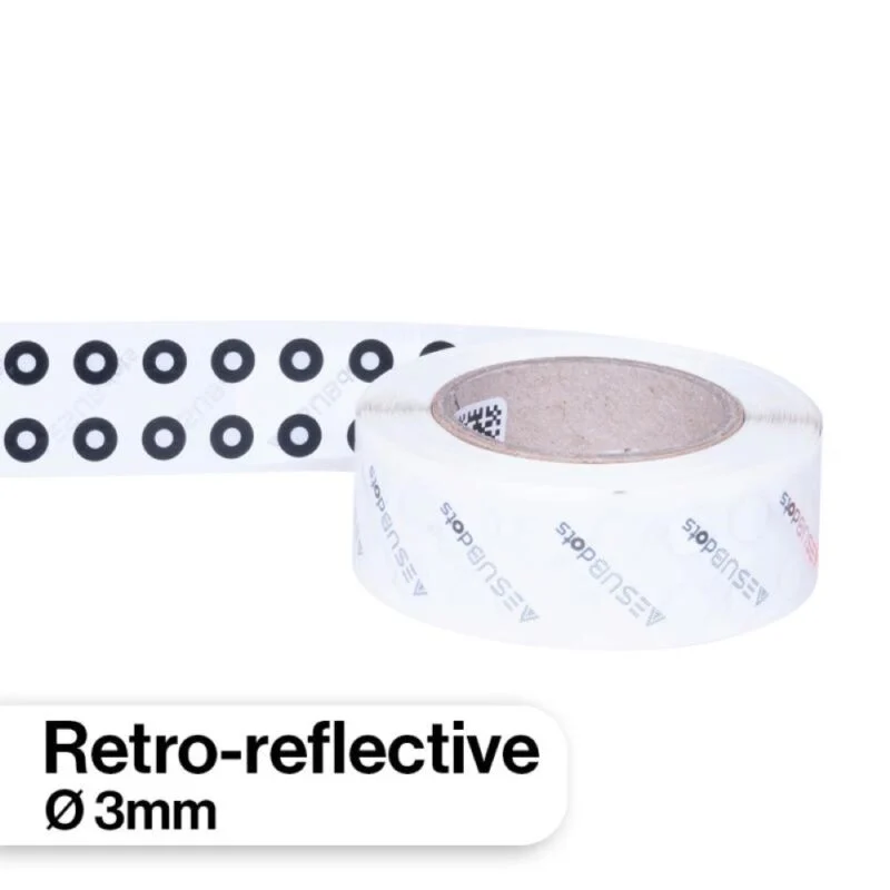 AESUBdots retro reflektujući markeri 3000 markera 3mm