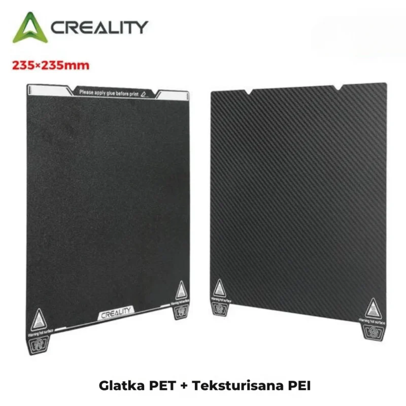 Creality dvostrana podloga (glatka PET podloga + teksturisana PEI 235×235 mm)