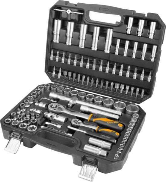 Set nasadnih ključeva 1/2" i 1/4" 108-delni - TOLSEN (15144)