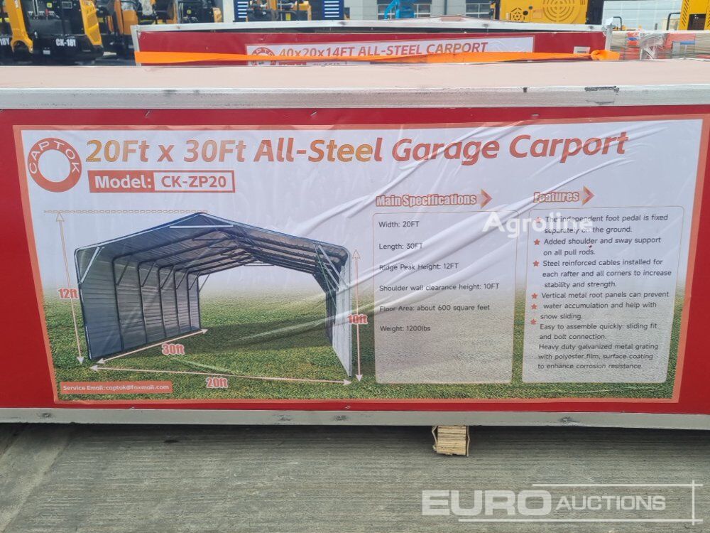 Prodaje se SKLP SK-ZP20 metalni hangar na aukciji