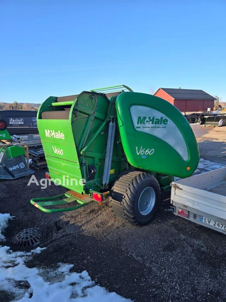 Prodaje se McHale V660 balirku za okrugle bale na aukciji