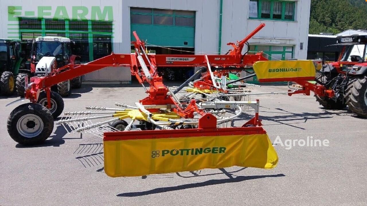 Pöttinger top 722 prevrtač sena