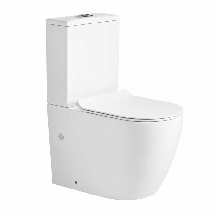 Monoblok WC šolja HIDROSAN VICTORIA sa daskom – univerzalni odvod, bela sjaj