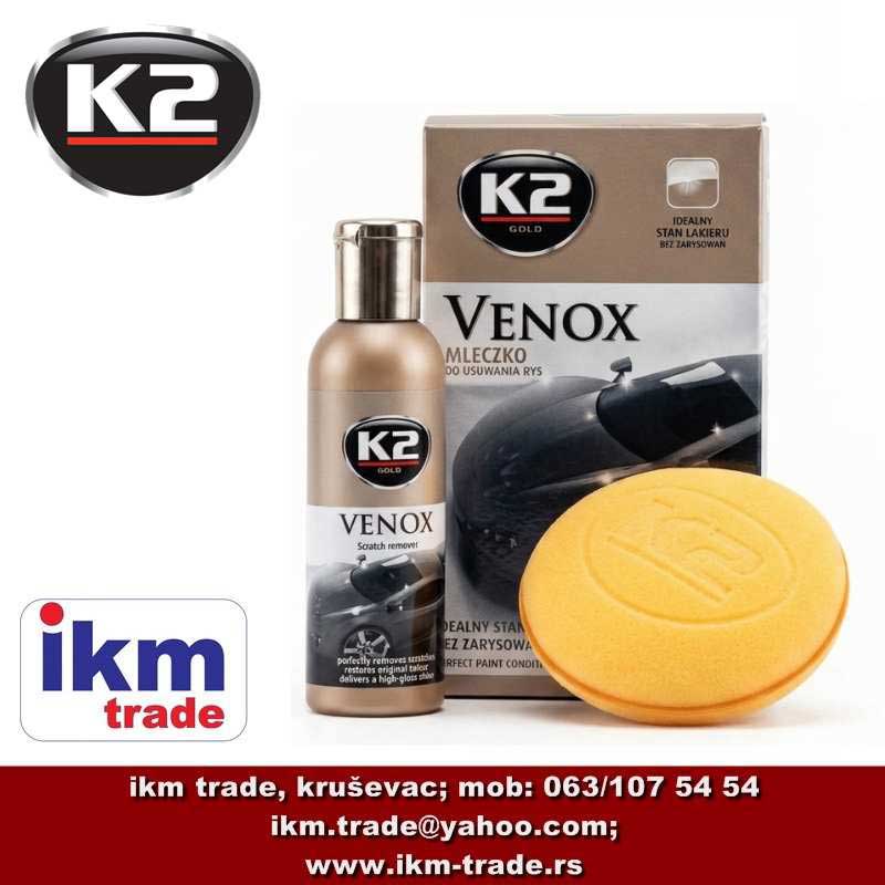 K2 VENOX – pasta za uklanjanje ogrebotina sa sunđerom