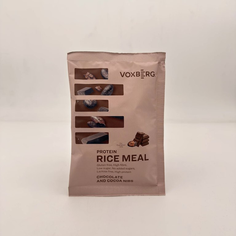 Rice Meal Chocolate & Cocoa Nibs 60g