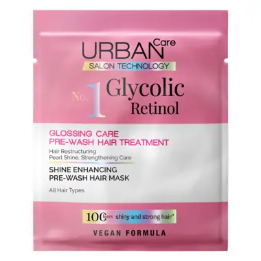 URBAN CARE
Maska pre šamponiranja za obnavljanje i sjaj kose - No. 1 Glycolic Retinol 50 ml
