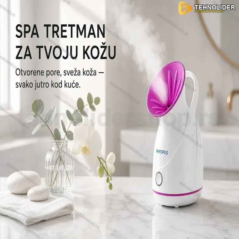 Parna stanica za lice sa inhalatorom 2u1