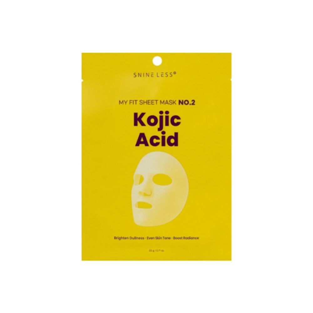 NINE LESS My Fit Sheet Mask No.2 Kojic Acid 20gr