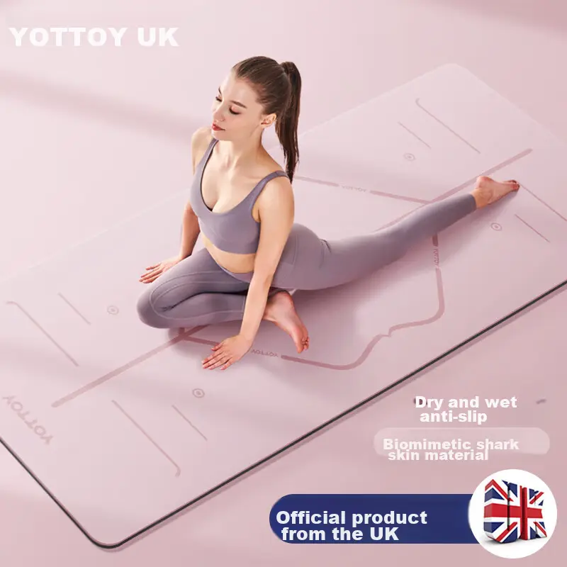 Yottoy Prostirka za jogu, 183x68cm, Svetloroze