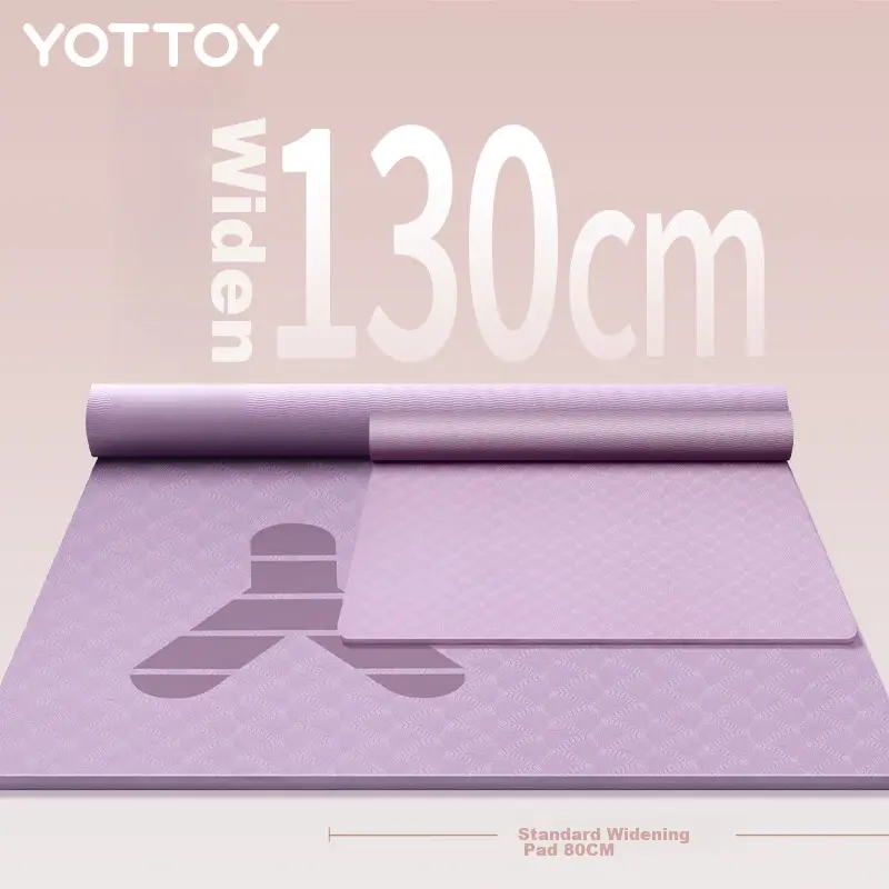Yottoy Podloga za trening, 190x130cm, Ljubičasta
