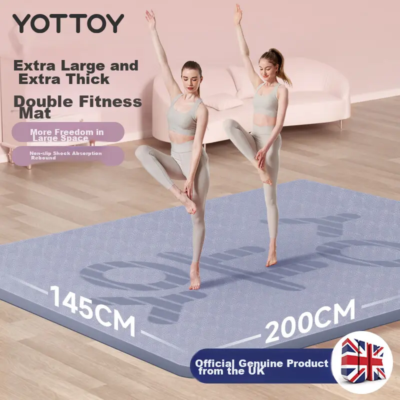 Yottoy Prostirka za jogu, 200x145cm, Plava