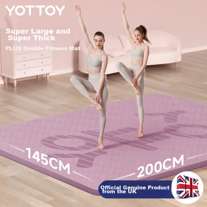 Yottoy Prostirka za jogu, 200x145cm, Ljubučasta