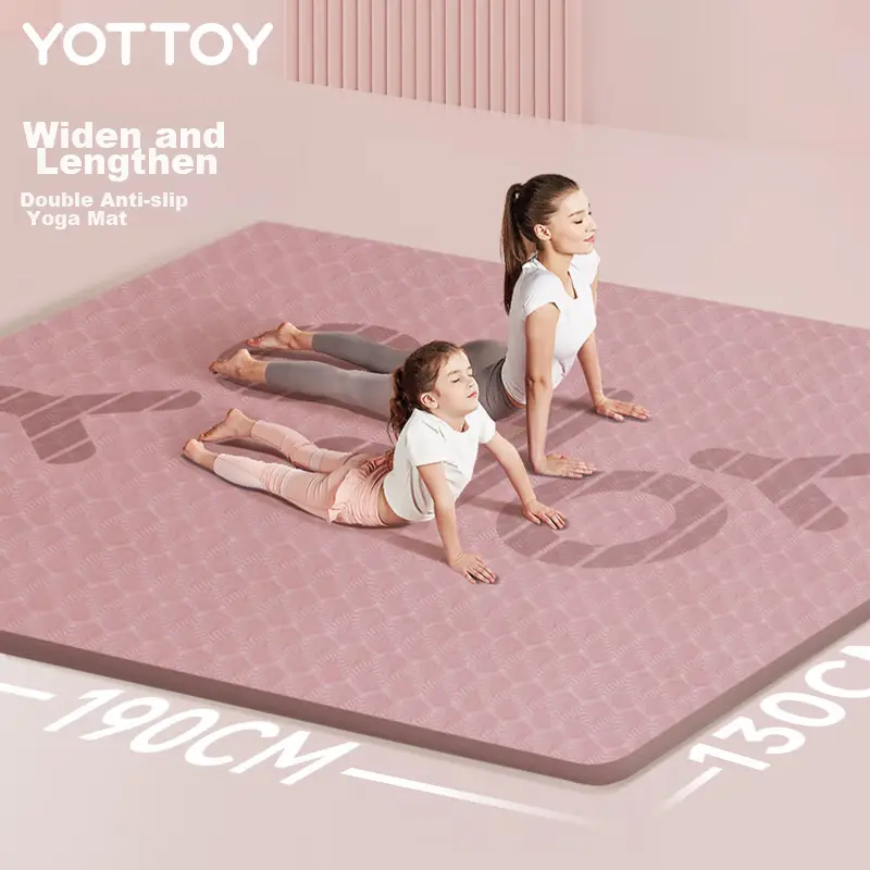 Yottoy Podloga za trening, 190x130cm, Roze