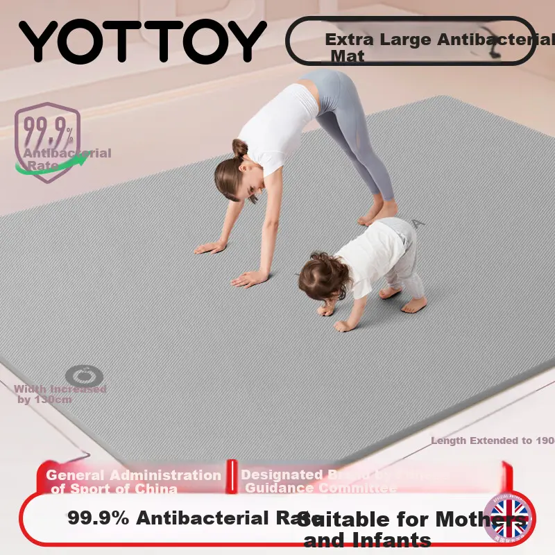 Yottoy Podloga za trening, 190x130cm, Siva