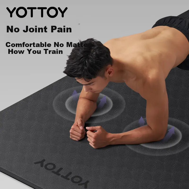 Yottoy Prostirka za jogu, 185x80cm, Crna