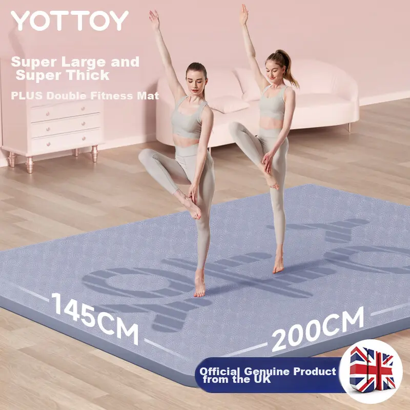 Yottoy Prostirka za jogu, 200x145cm, Plava