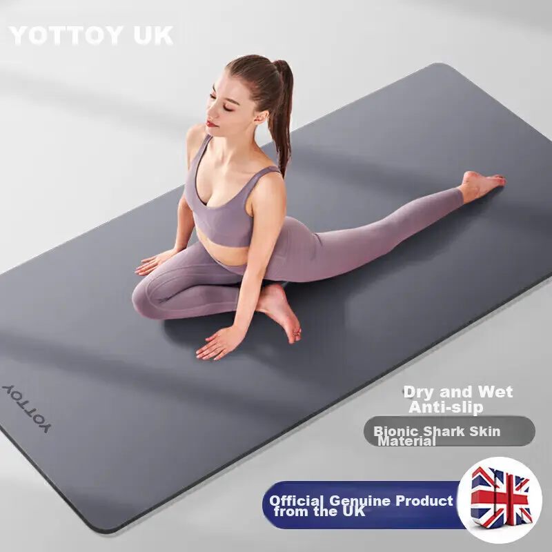 Yottoy Prostirka za jogu, 183x68cm, Siva